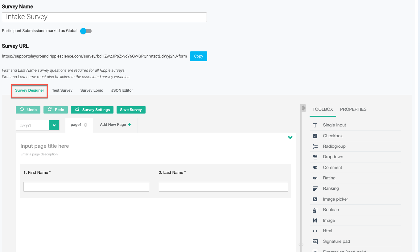 Getting Started Creating Your First Survey